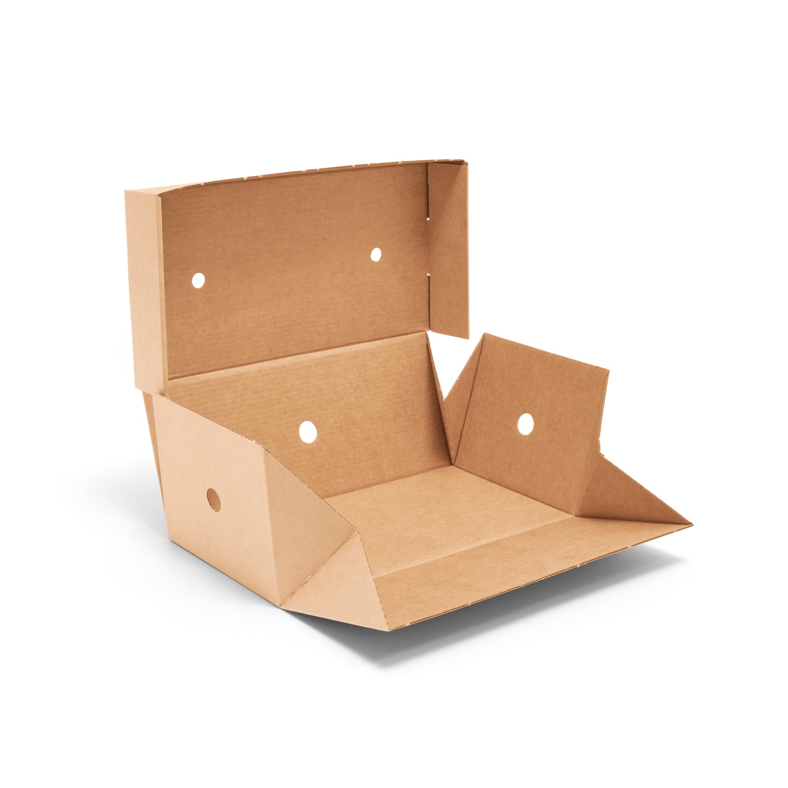 100x Premium Kraft Gourmet Burger & Fries Delivery Takeaway Boxes