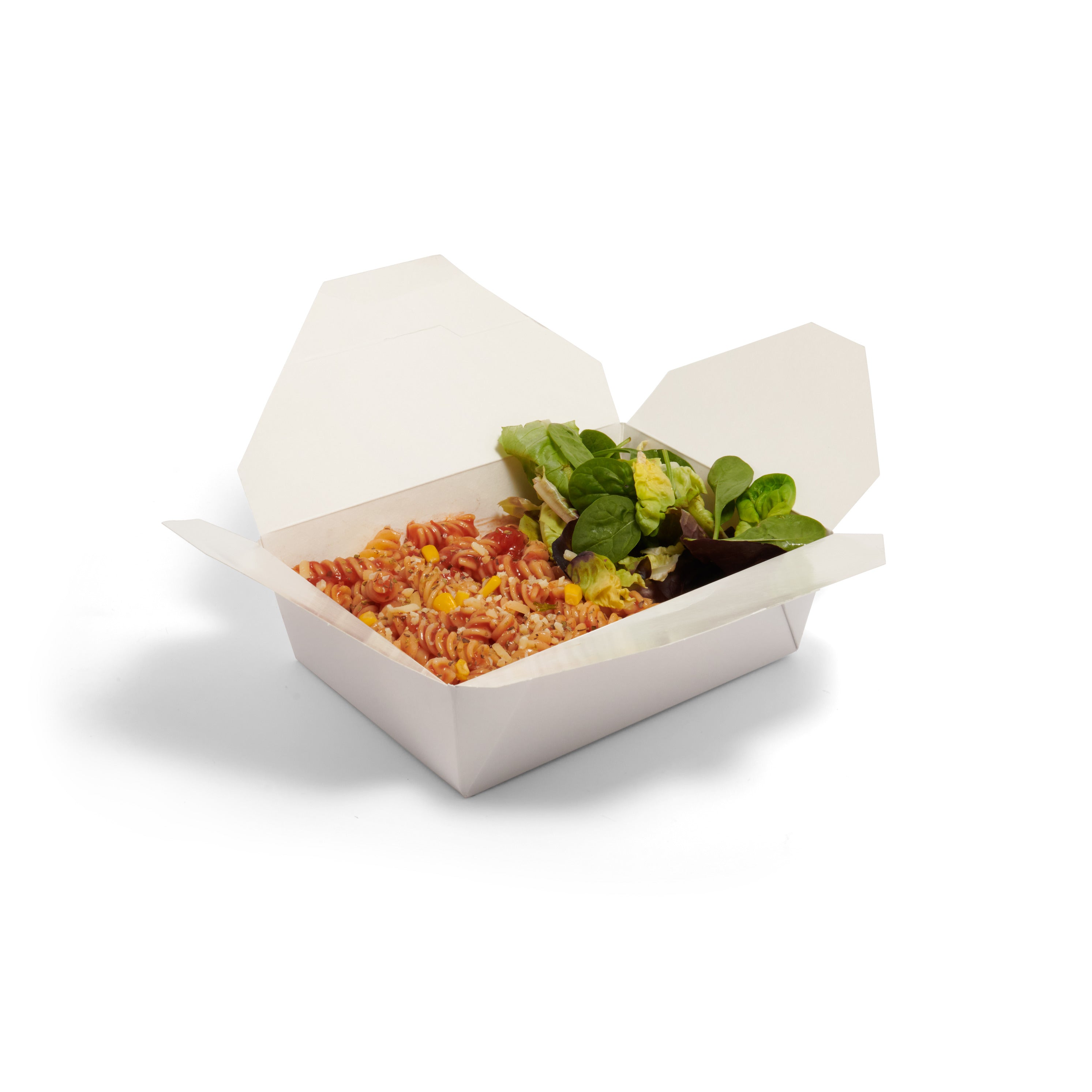 200x No.3 Kraft 1950ml/69oz Leakproof Takeaway Deli Food Box Container