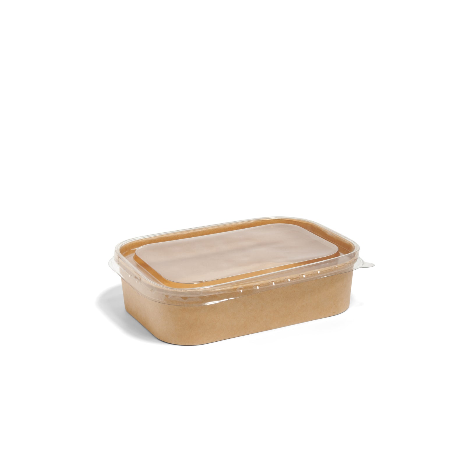 300x 500ml Rectangular Kraft Paper Food Containers| Meal Prep Boxes Eco
