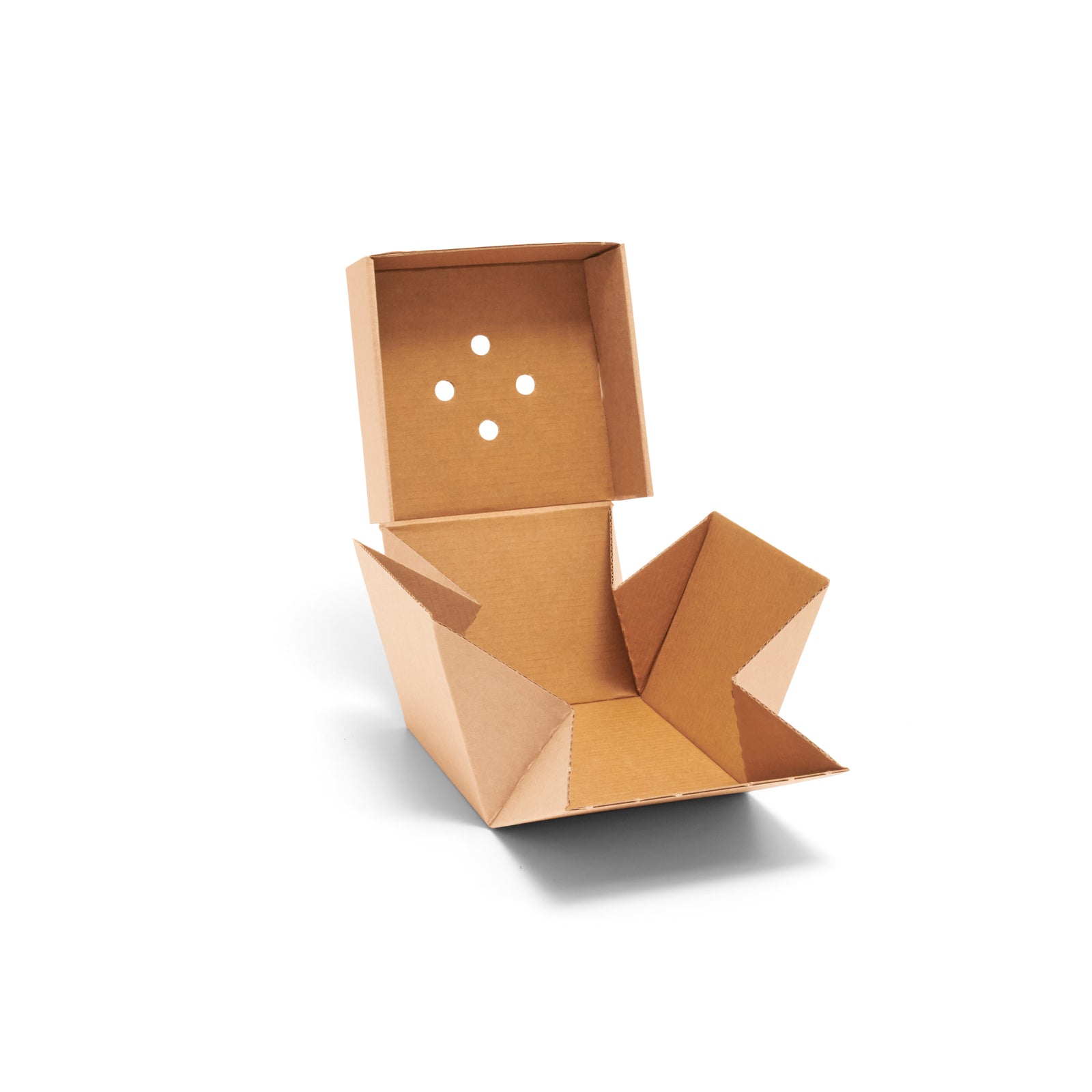 100x Premium Kraft Gourmet Burger Delivery Takeaway Boxes | Recyclable