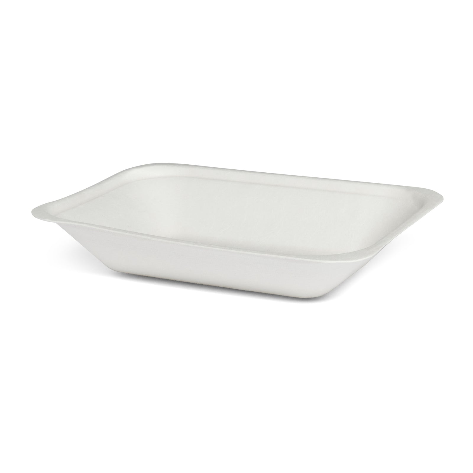 500x 7" Compostable Medium Bagasse Chip / Food Container Tray | Bio ...