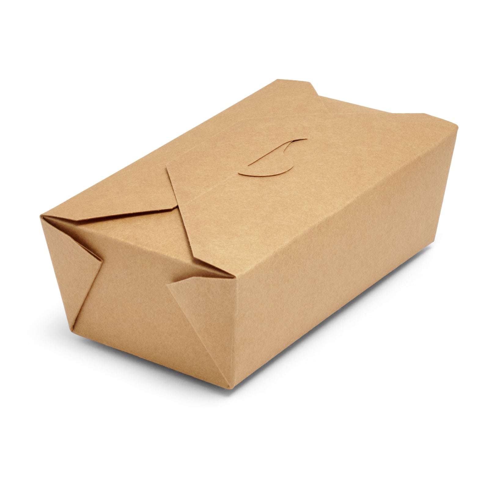 300x Rectangular Leak Proof Kraft Deli Box Takeaway Food Container